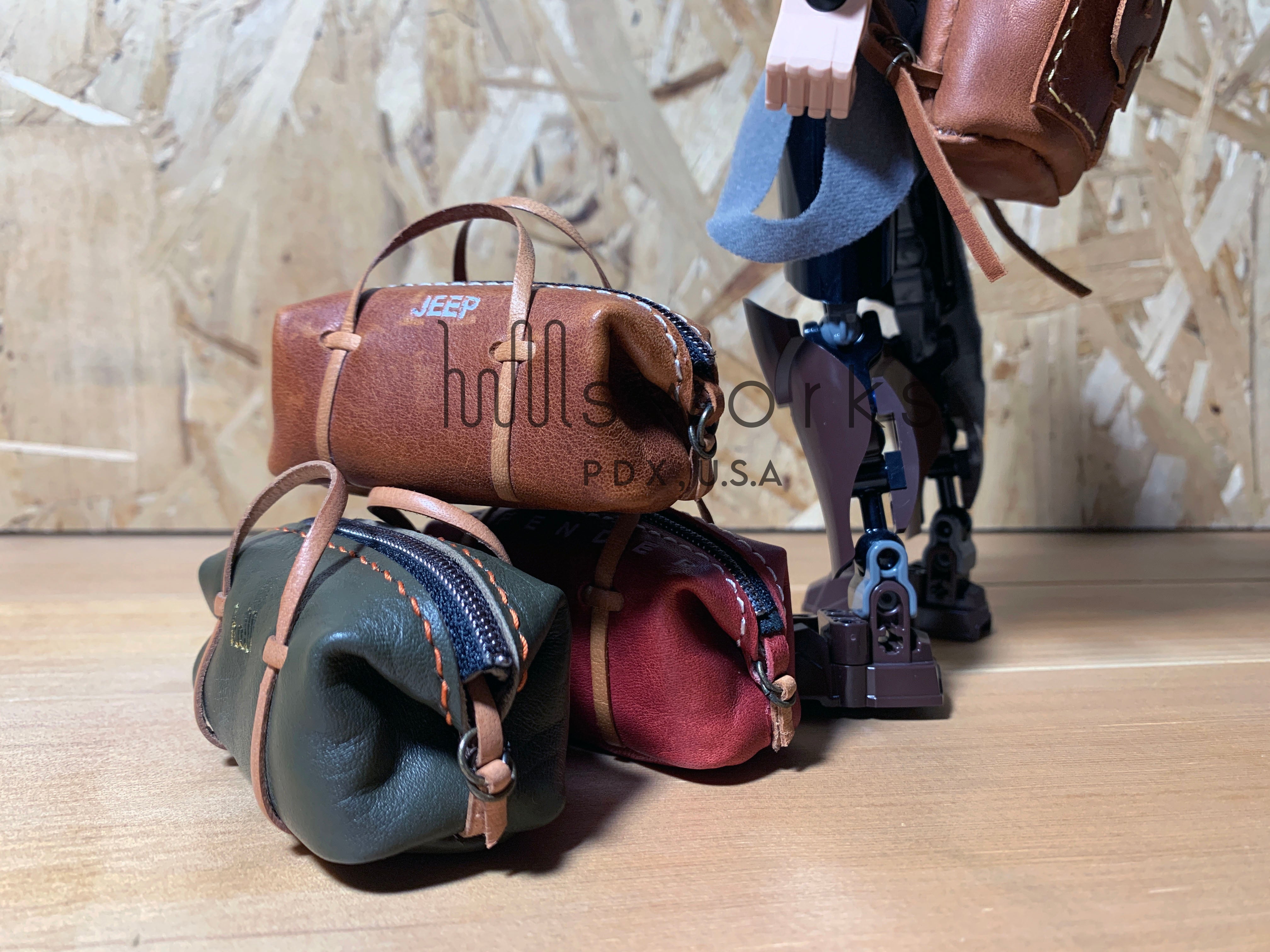 [Digital file] Handmade Leather miniature Boston bag -mini Boston bag ...